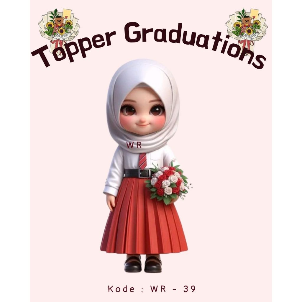 Jual TOPPER GRADUATION // TOPPER WISUDA // TOPPER KARTUN HD ...