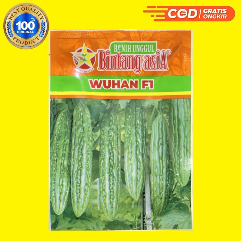 Jual Benih Pare / Paria WUHAN F1 Dari Bintang Asia ORIGINAL | Shopee ...