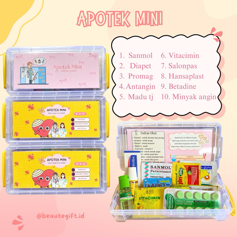 Jual (READY STOCK) Apotek Mini | Kado Apotek Mini | Kado Ulang Tahun ...