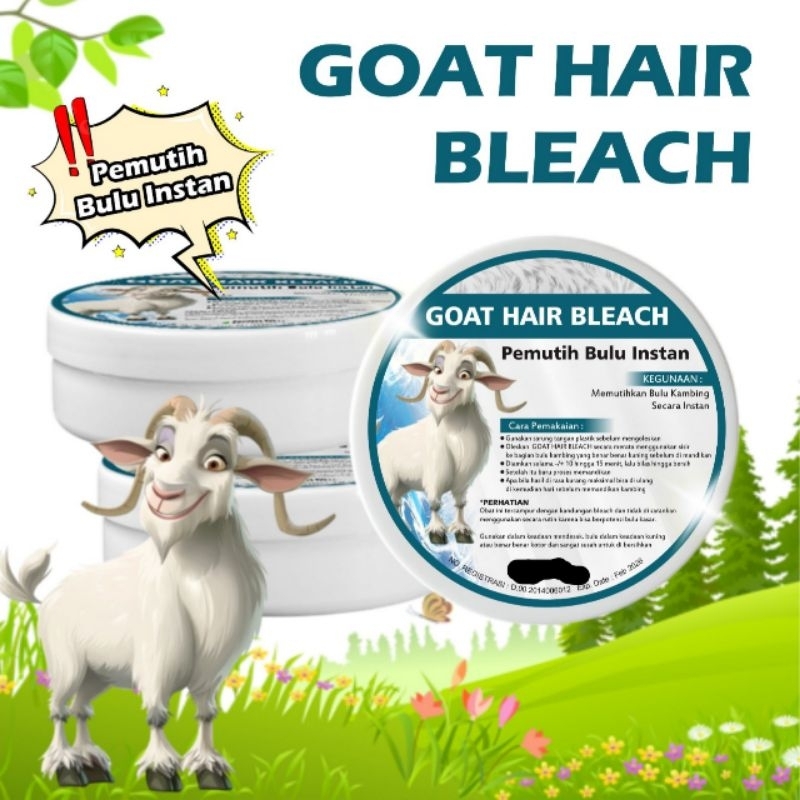 Jual GOAT HAIR BLEACH (pemutih bulu instan) untuk kambing,domba,anjing ...