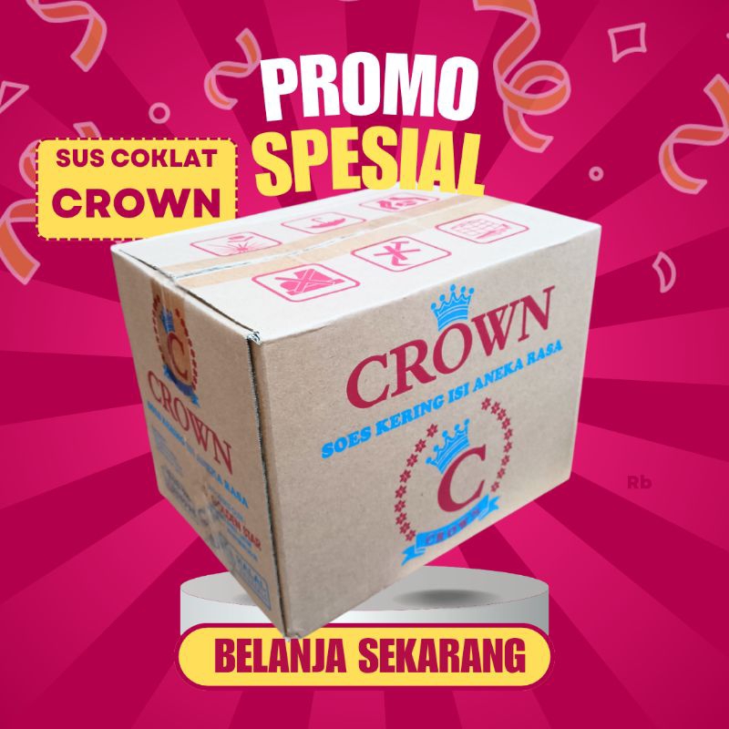 Jual Sus Coklat soes coklat Super merk crown kemasan dus 2kg | Shopee ...