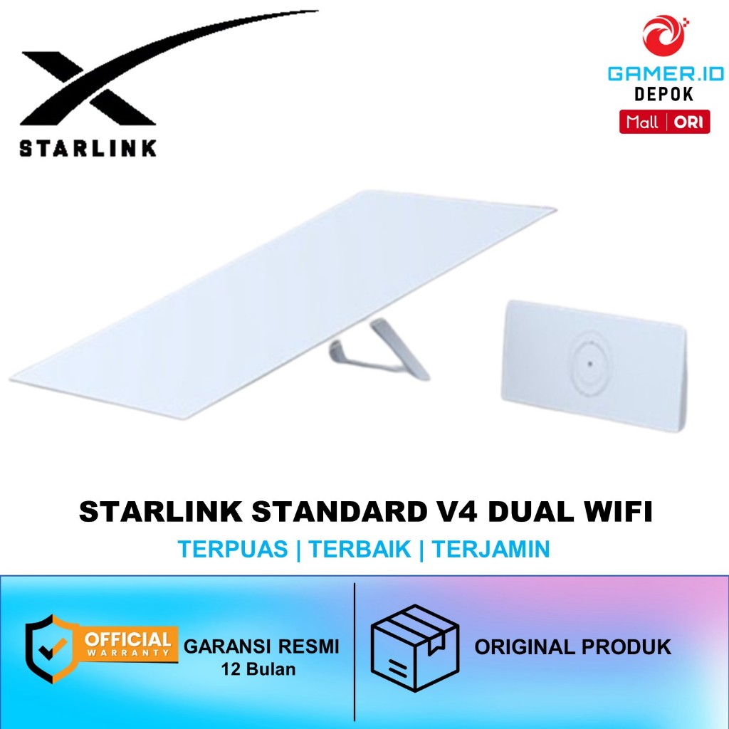 Jual STARLINK STANDARD V4 DUAL WIFI SYSTEM W/ 2 LAN PORT RJ45 | Shopee ...