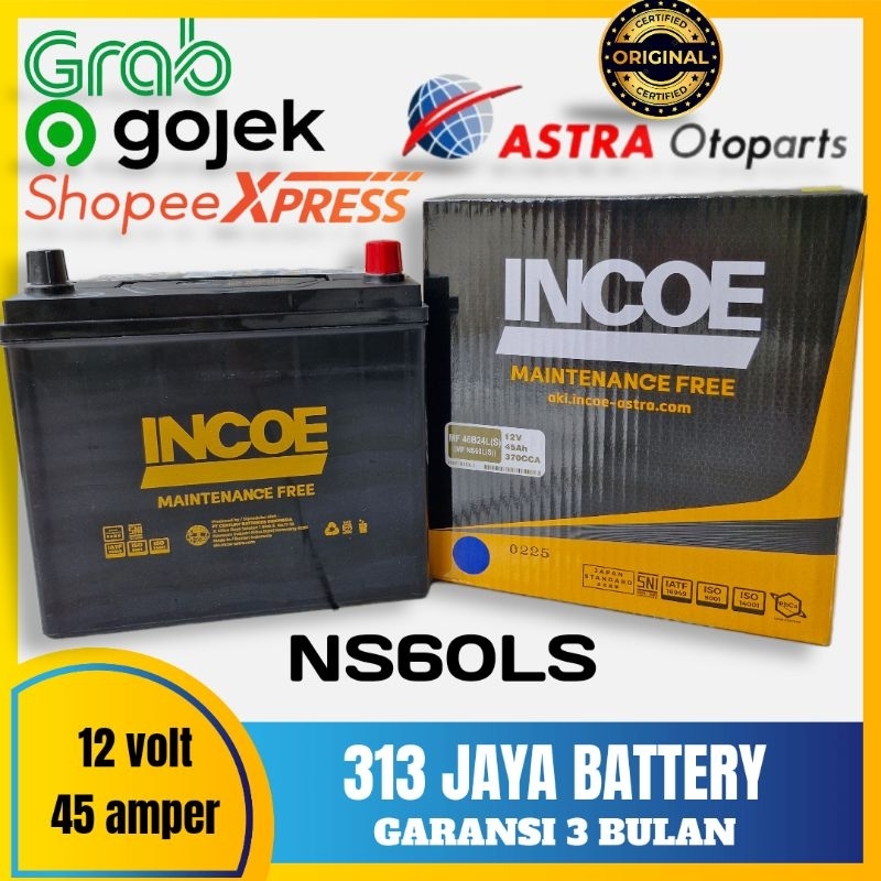 Jual AKI KERING INCOE MF HONDA NS60LS / 46B24LS CRV, HRV, New accord, new Civic | Shopee Indonesia