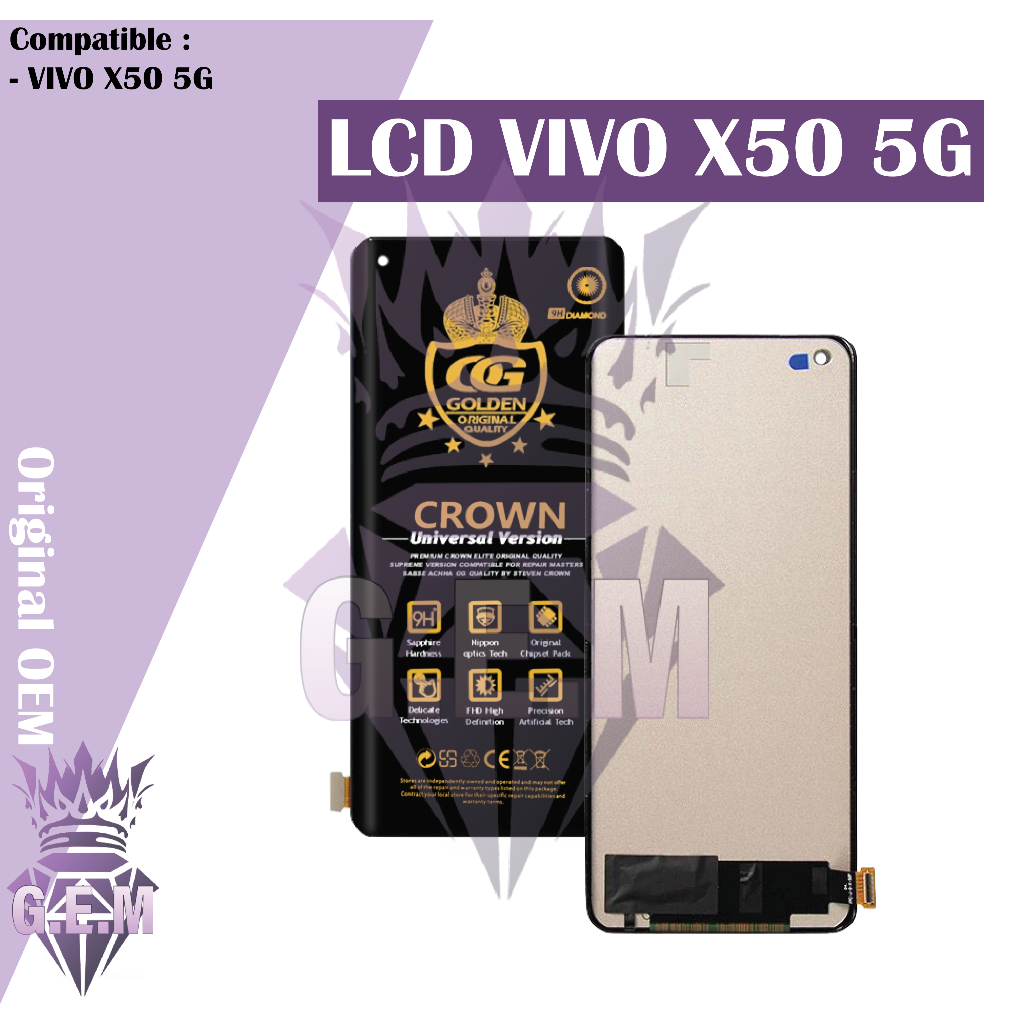 Jual LCD TOUCHSCREEN VIVO X50 5G FULLSET COMPLETE ORIGINAL | Shopee ...