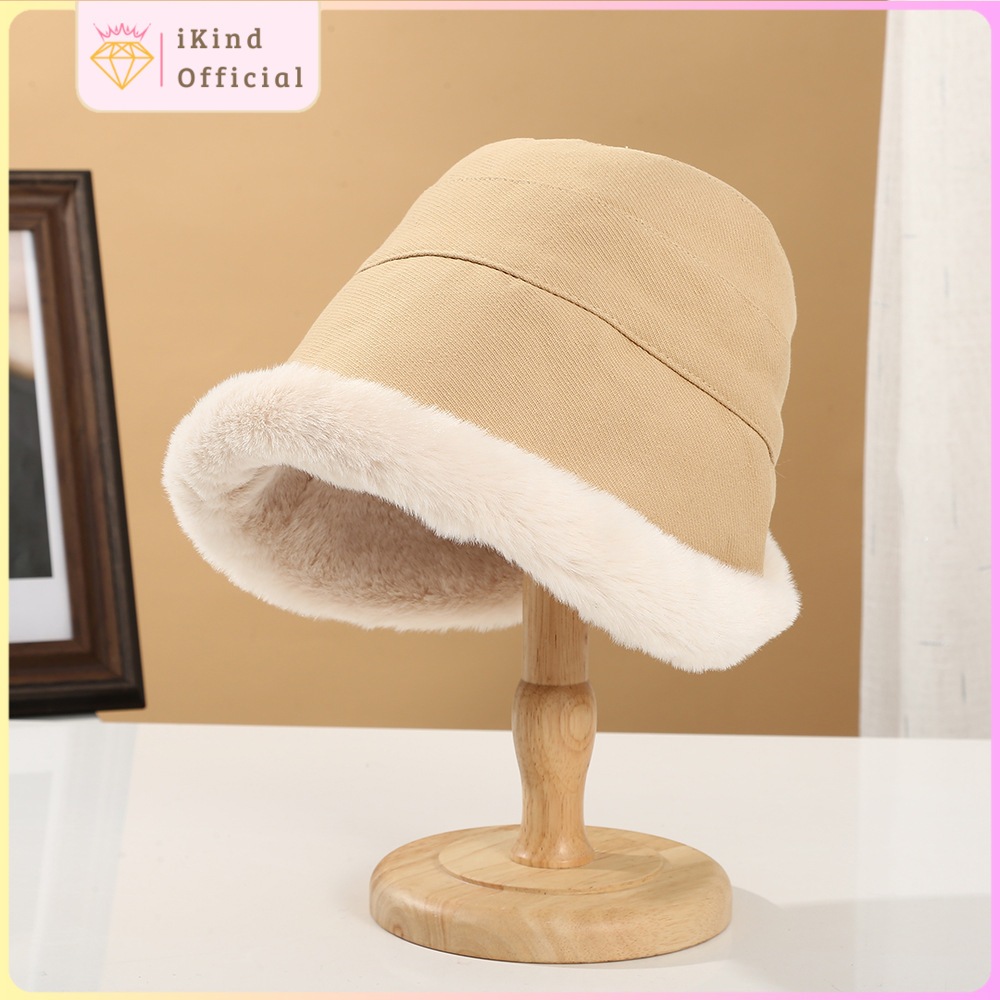 Jual COD Topi Kupluk Wanita Bulu Bulu Premium Winter Halus Tebal Unisex ...