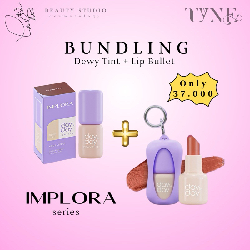 Jual BUNDLING (Implora Dewy Tint + Implora Lip Bullet) | Shopee Indonesia
