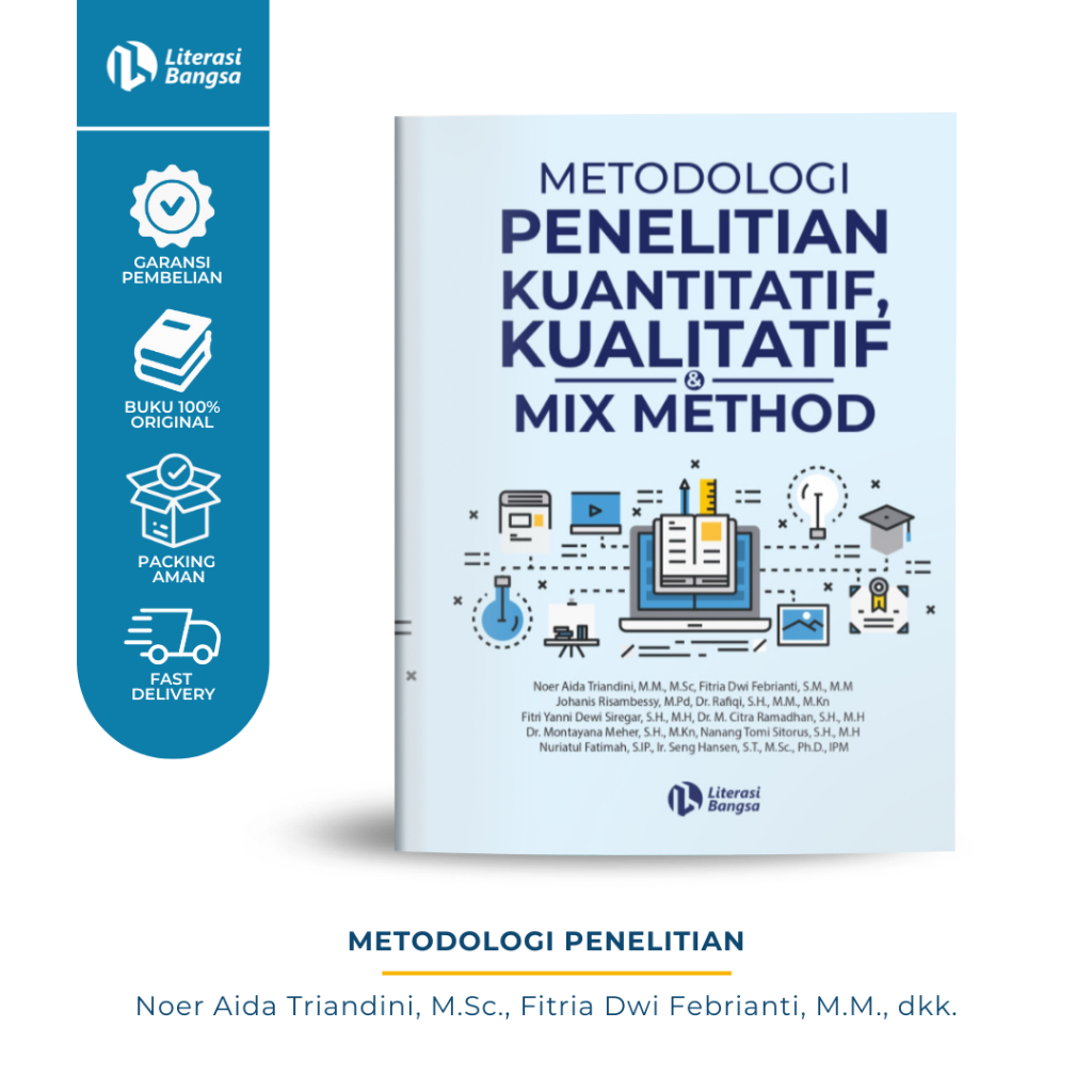 Jual Metodologi Penelitian Kuantitatif, Kualitatif, Dan Mix Method ...