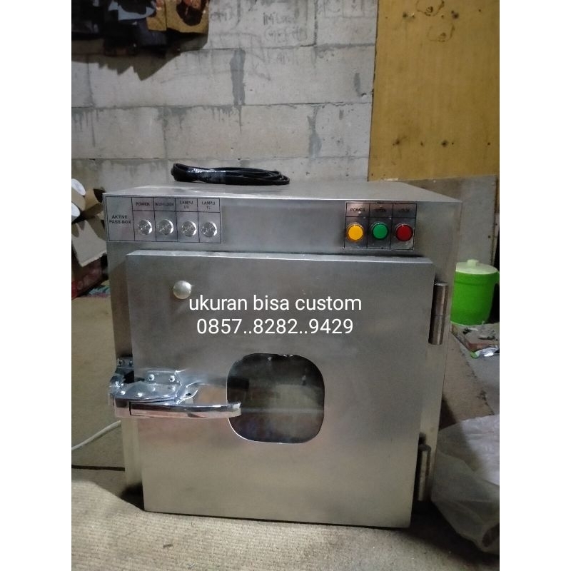 Jual Pass Box Laboratorium Stainless interlock UV TL 40x40 PCR CLEAN ROOM | Shopee Indonesia