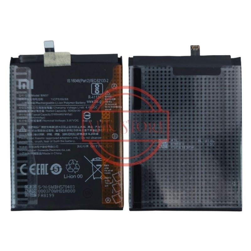 Jual BATERAI BN57 FOR XIAOMI POCO X3 NFC / X3 PRO BATTERY | Shopee ...