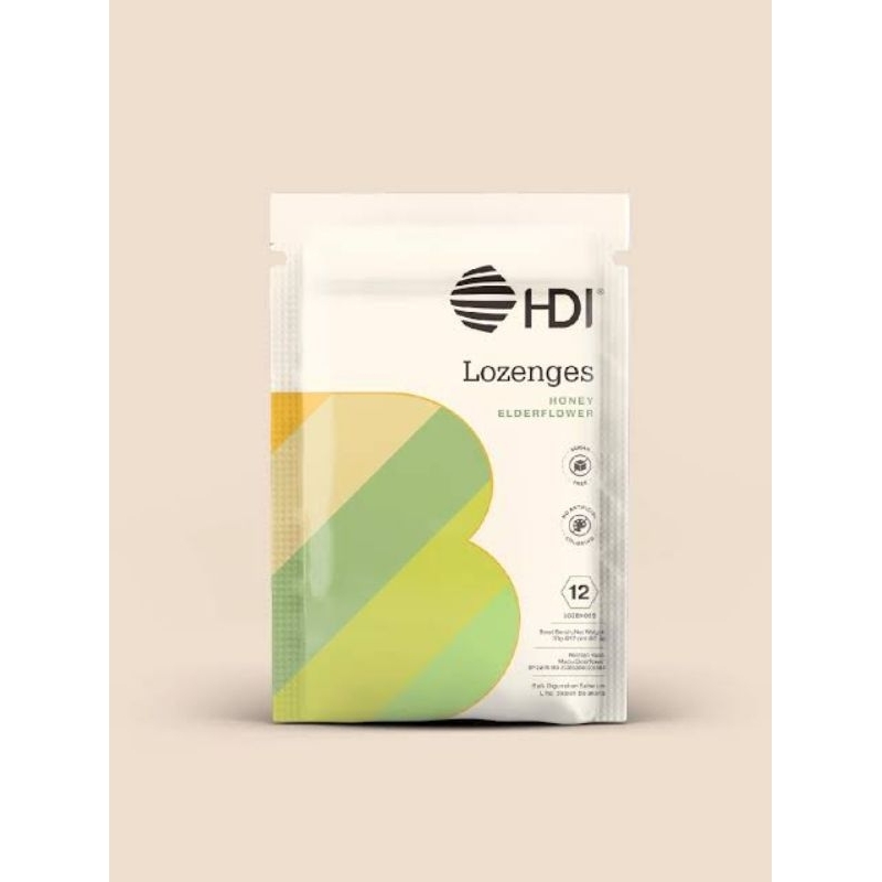 Jual HDI Lozenges Honey Elderflower | Shopee Indonesia