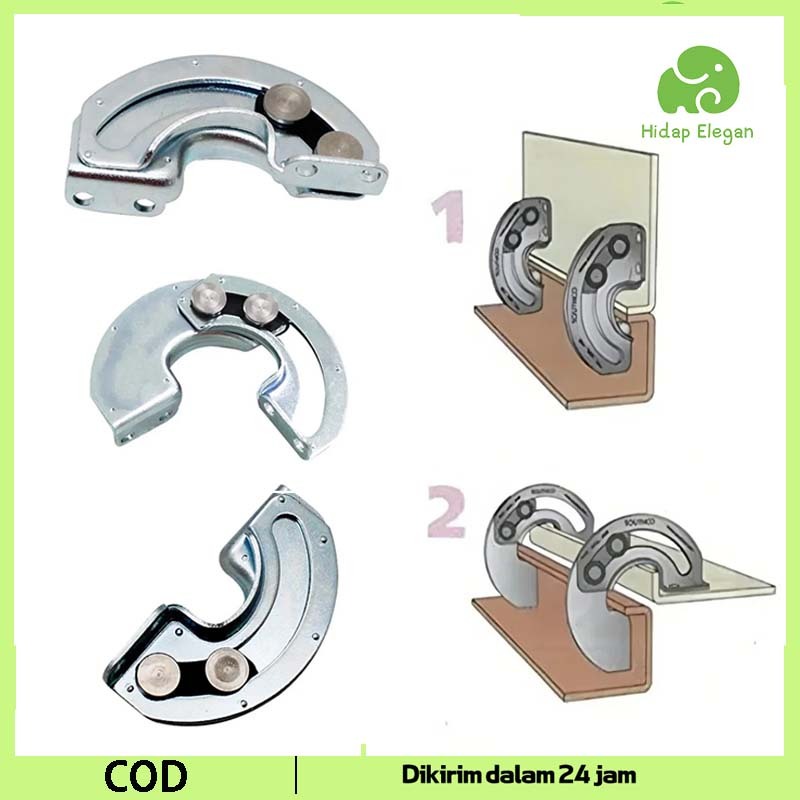 Jual Engsel Pintu Sliding 90 Derajat Engsel Galvanis 90° Engsel Busur ...