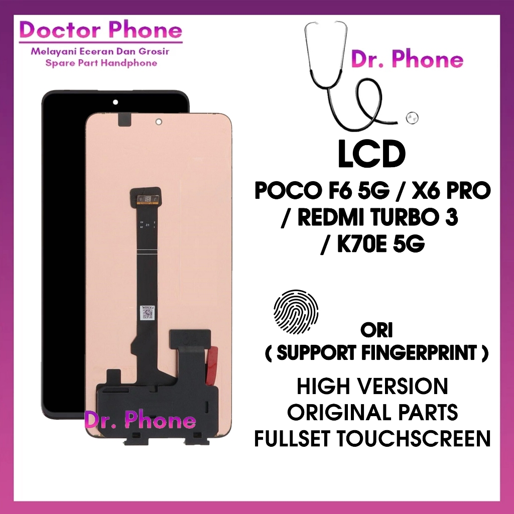 Jual Best Seller !!! LCD Poco F6 5G / X60 Pro / Redmi Turbo 3 / K70E 5G ...