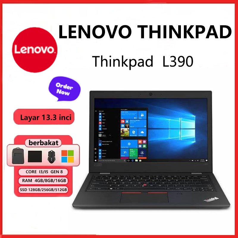 Jual Lenovo Thinkpad L390 i5 Gen 8 | RAM16GB / SSD512GB | Mulus ...