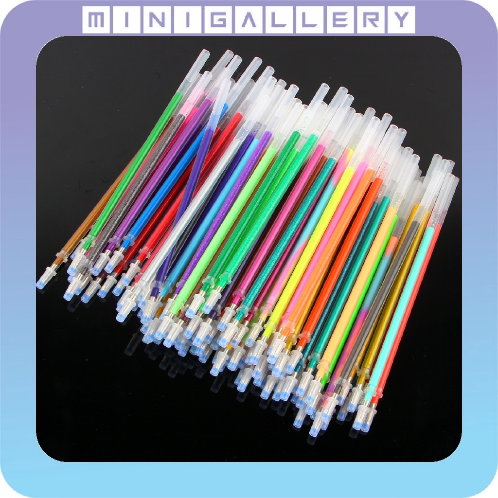 Jual 12 pcs Refill Tinta Pena Cair Warna Warni / Refill Pen Gel Aneka ...