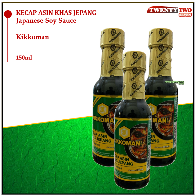 Jual Kecap Asin khas Jepang Kikkoman Soy Sauce HALAL Botol 150ml ...