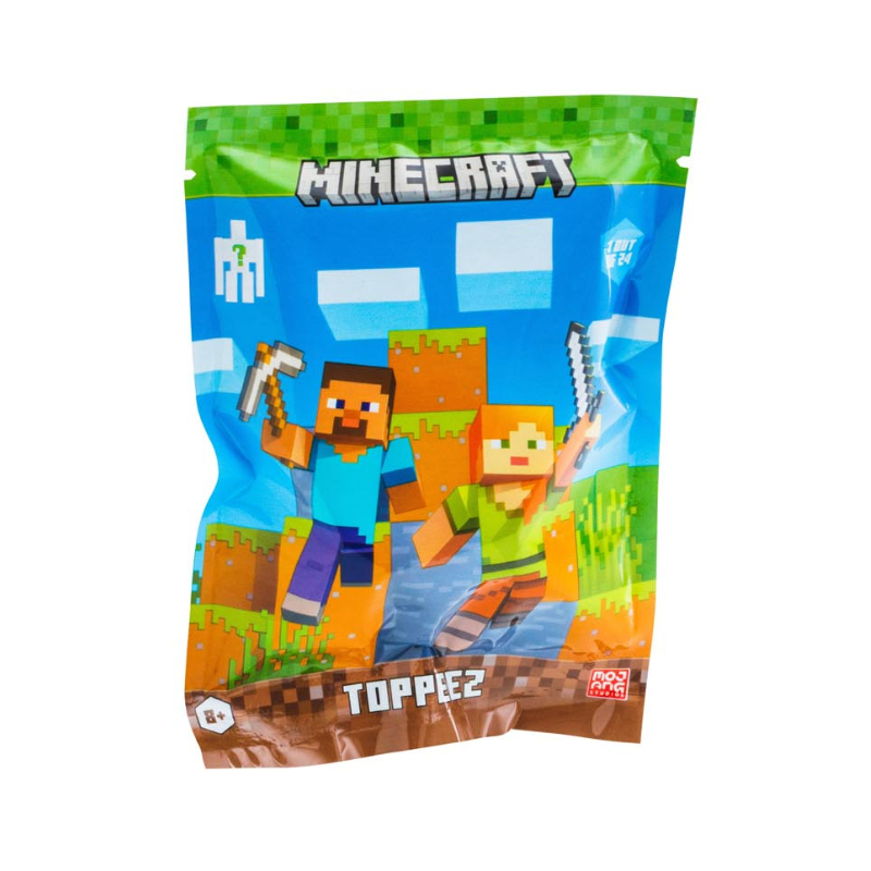 Jual Minecraft 3D Toppeez 1 pack Foilbag | Shopee Indonesia
