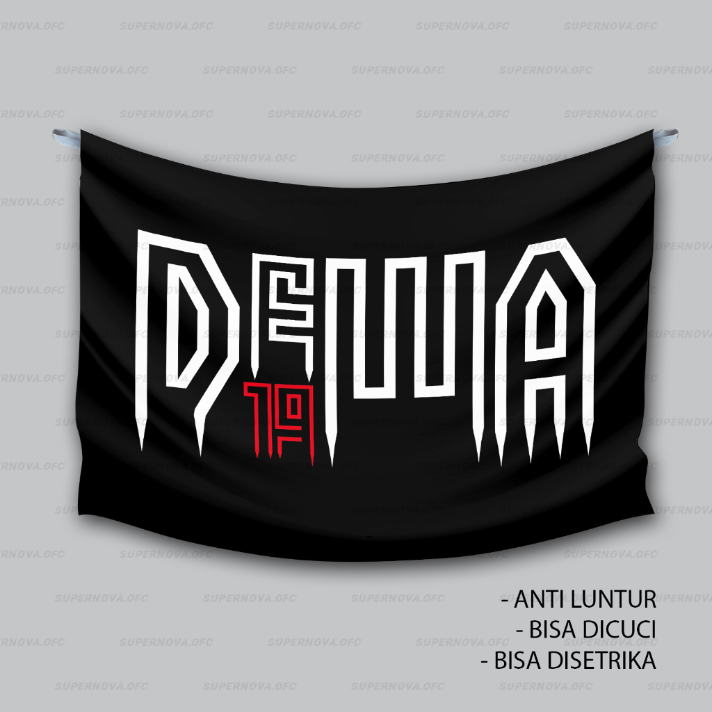Jual POSTER KAIN TAPESTRY BENDERA NEW LOGO DEWA19 DEWA BALADEWA JUMBO ...