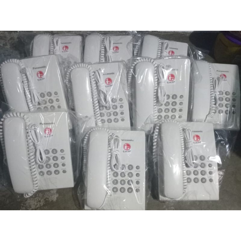Jual Telepon Rumah dan kantor Panasonic KX-T505 Putih second mulus ...