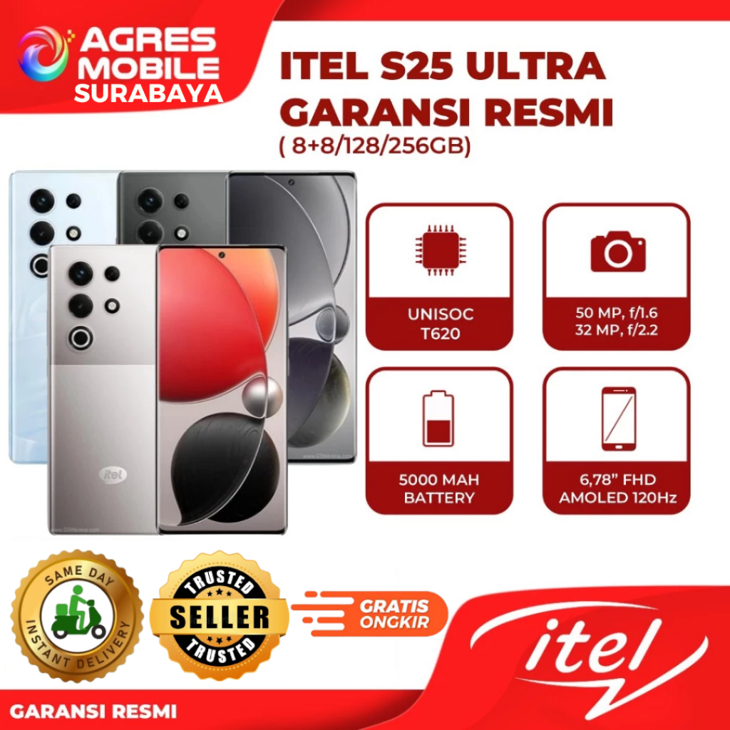 Jual ITEL S25 Ultra 8GB 128GB/256GB/512GB ROM | AMOLED 3D Curved LCD ...