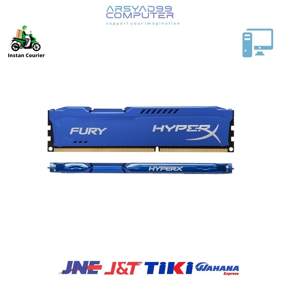 Jual Kingston HyperX Fury DDR3 8GB 1600MHZ PC12800 RAM HYPER HX316C10F ...