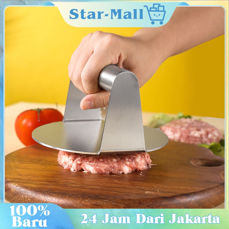 Jual Meat Press Grill Press Alat Press Daging Burger Bahan 304 ...