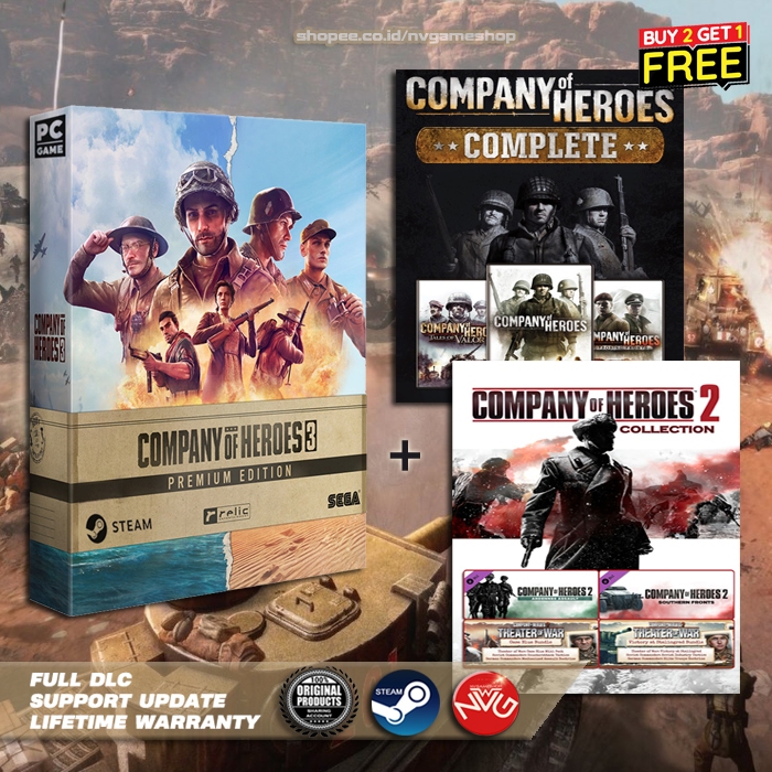Jual Company of Heroes 3 COH 3 Premium Edition PC Original | Shopee ...