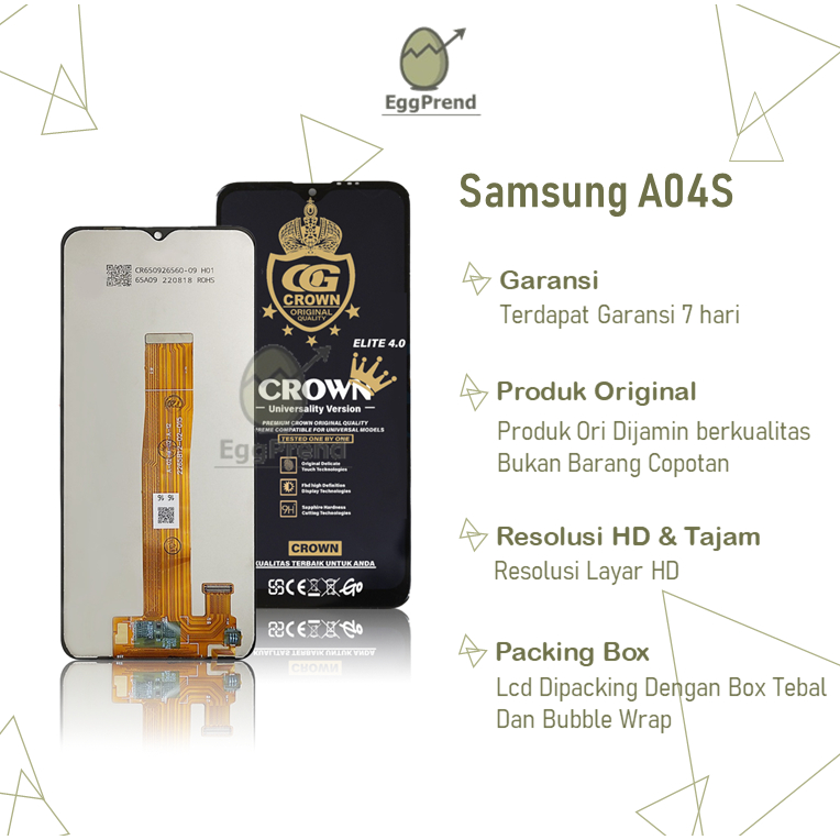 Jual LCD TOUCHSCREEN SAMSUNG GALAXY A04S A047 - LCD SAMSUNG A13 5G A136 A136B COMPLETE 1 SET ...