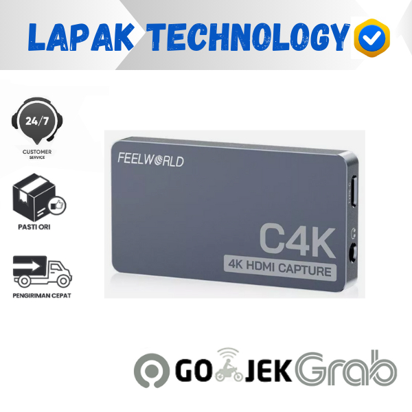 Jual FEELWORLD C4K Video Capture Card 4K HDMI 60Hz USB-C for Streaming ...