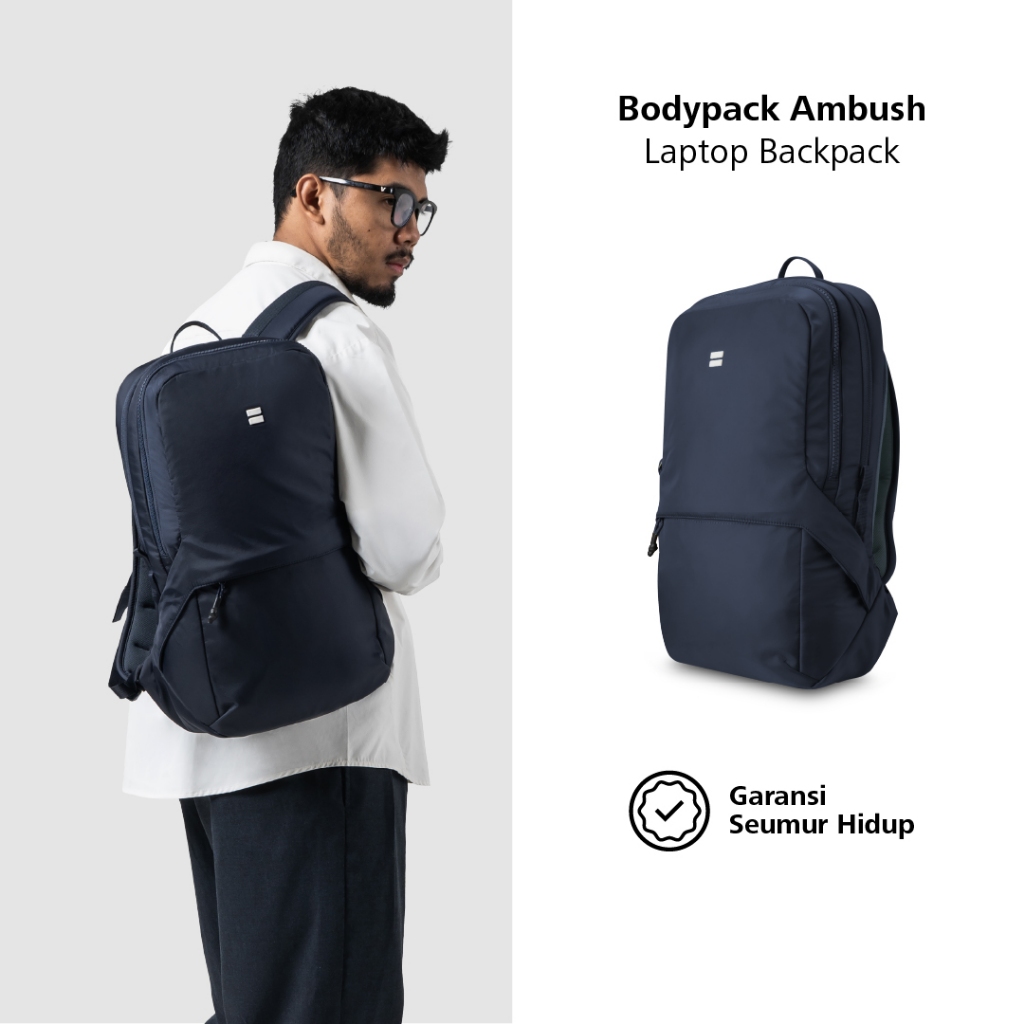 Jual Bodypack Ambush Laptop 15 Inch Bag Tas Ransel Kerja Kuliah Sekolah ...