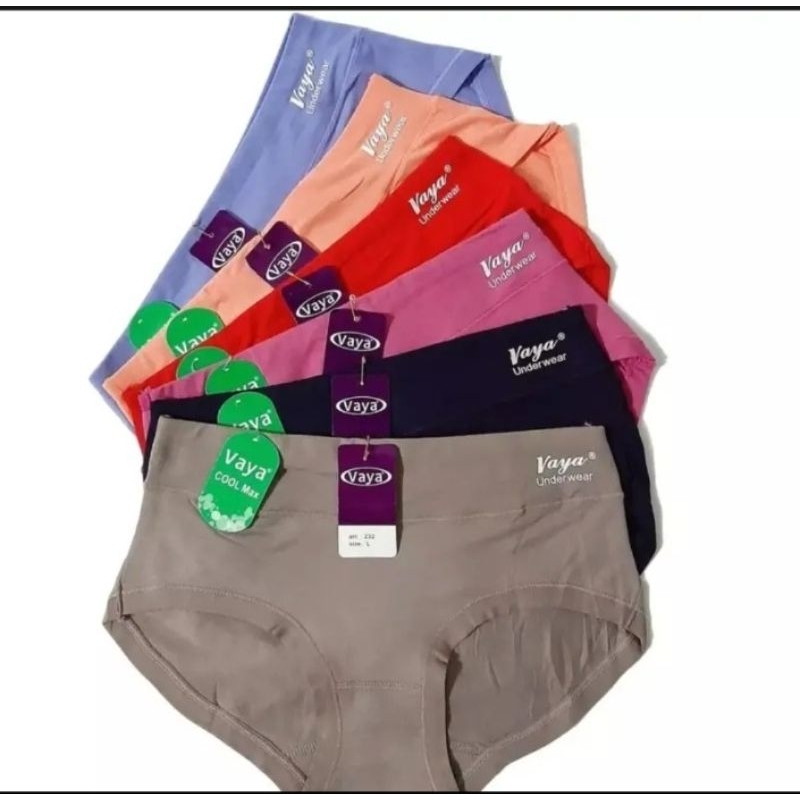 Jual Promo 3,6 Pcs Celana Dalam Vaya 232 - Celana Dalam Wanita - Cd Wanita Vaya 232 | Shopee ...