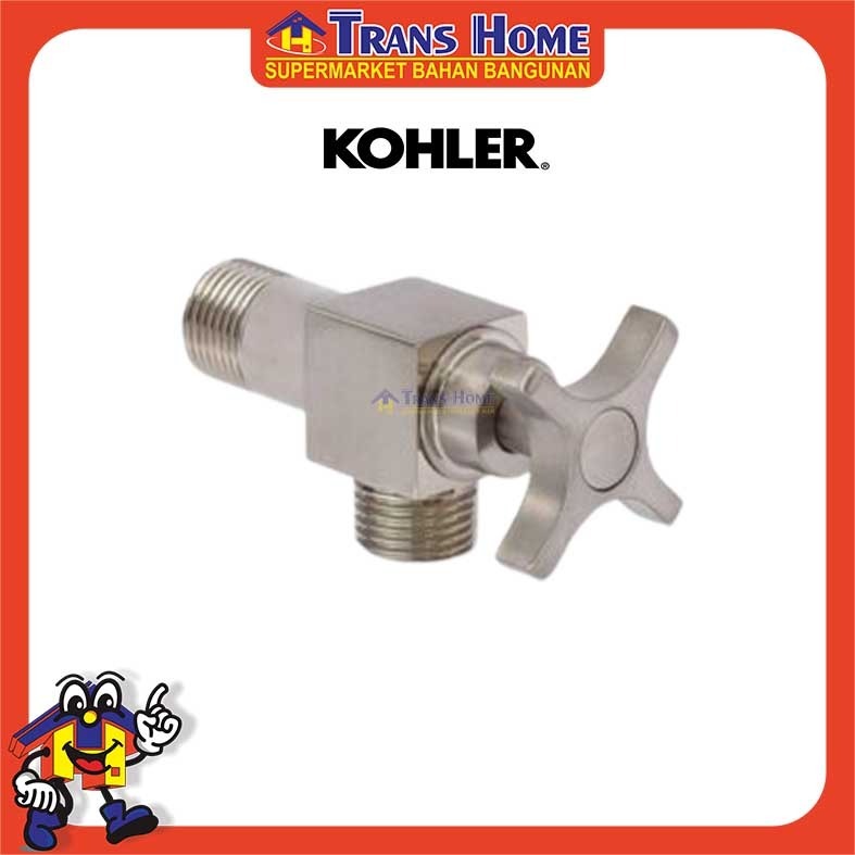 Jual KOHLER Stop Valve, W/Handle Brush Nickel (Kohler ) | Shopee Indonesia