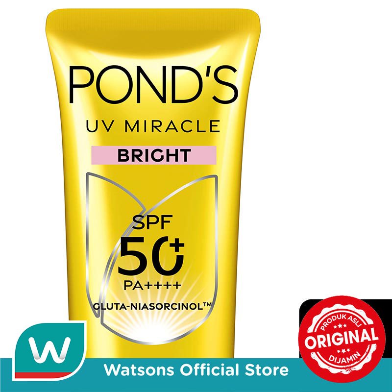 Jual Ponds UV Miracle Bright SPF50 25g | Shopee Indonesia