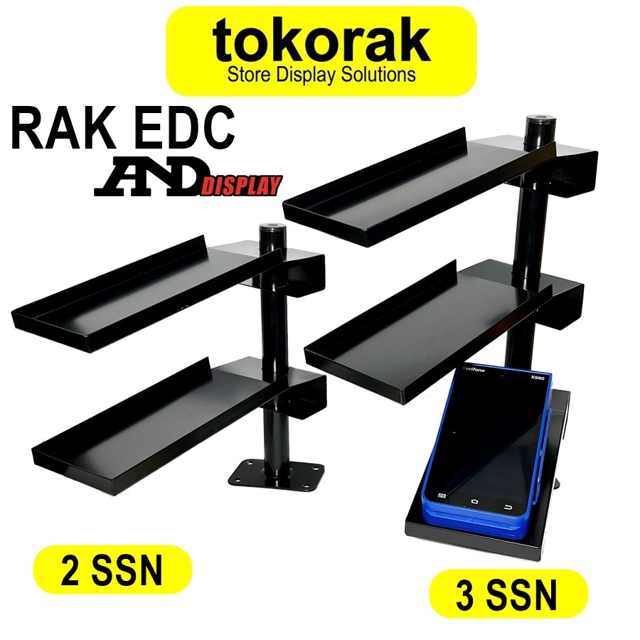 Jual RAK EDC 3 SUSUN 2 SUSUN TEMPAT DUDUKAN TATAKAN EDC 3 TINGKAT 2 ...