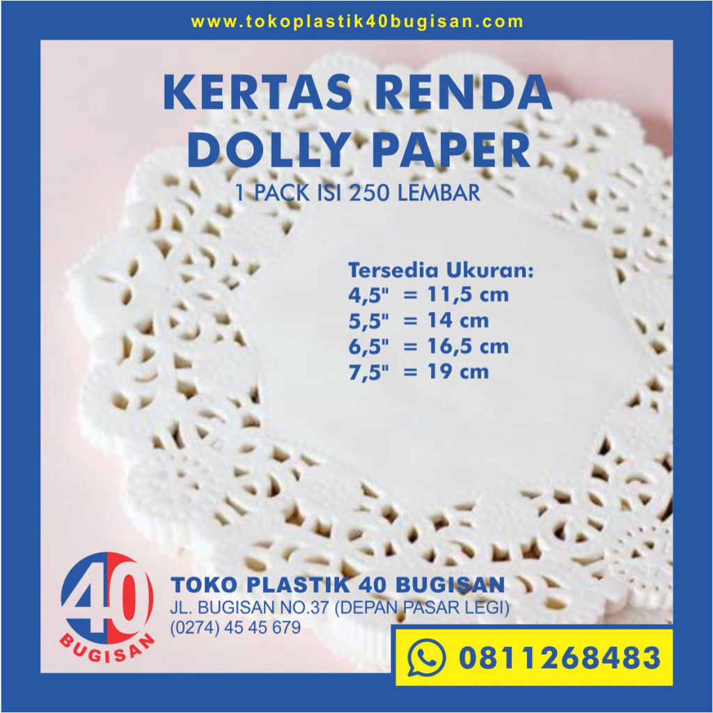 Jual paper doilies / kertas renda 3,5 inch | Shopee Indonesia