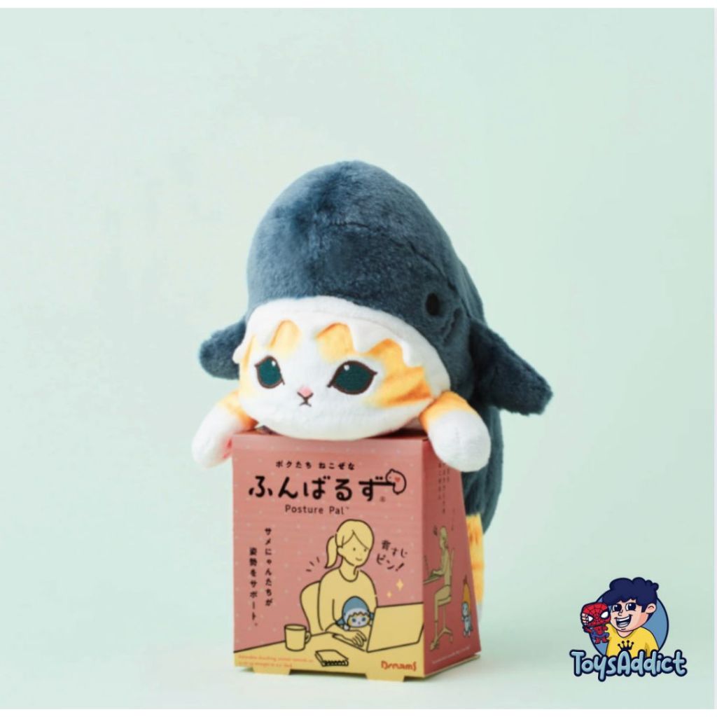 Jual Mofusand Japan Funbaruzu Shark Cat Same Nyan Posture Pals Plush | Shopee Indonesia