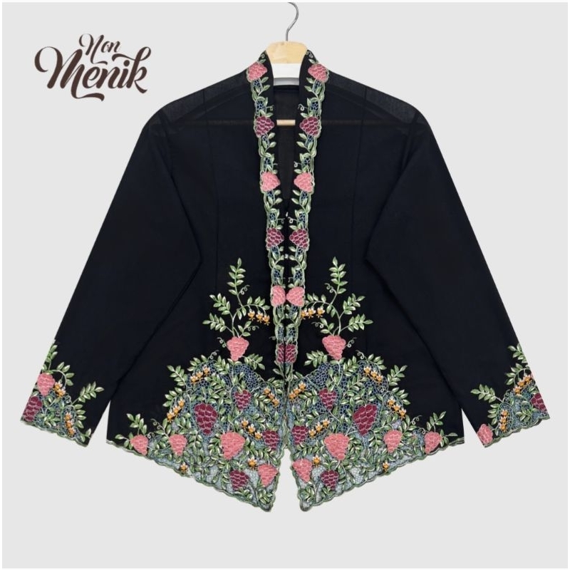 Jual XXL KEBAYA HITAM BUNGA2 TRADISIONAL | Shopee Indonesia
