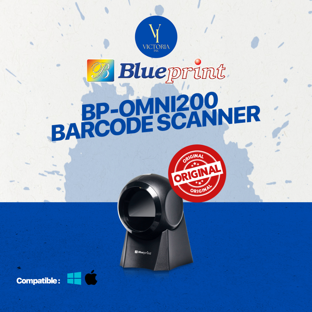 Jual Omni Barcode Scanner OM200 BLUEPRINT 2D Auto Scan, QR code ...