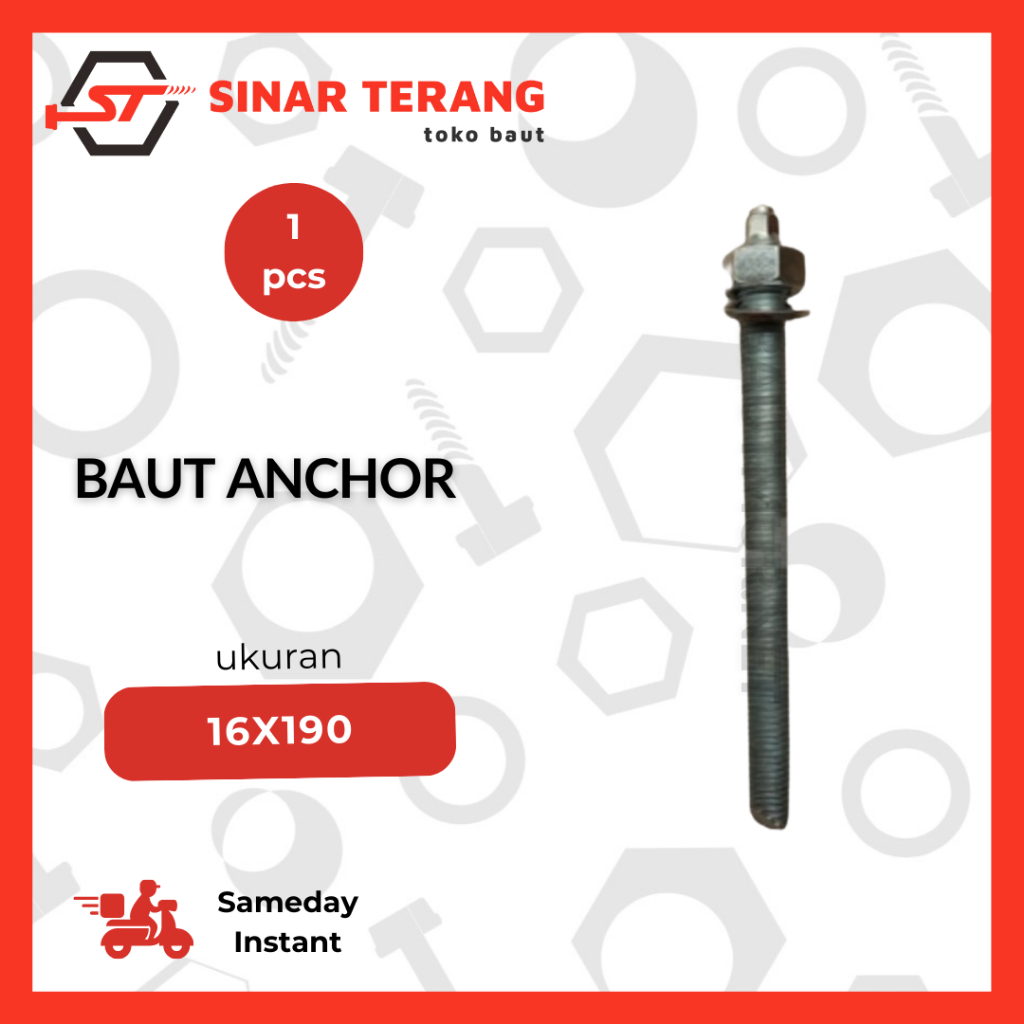 Jual Baut Angkur HILTI HAS U M16 x 190 Grade 5.8 - Chemical Anchor ...
