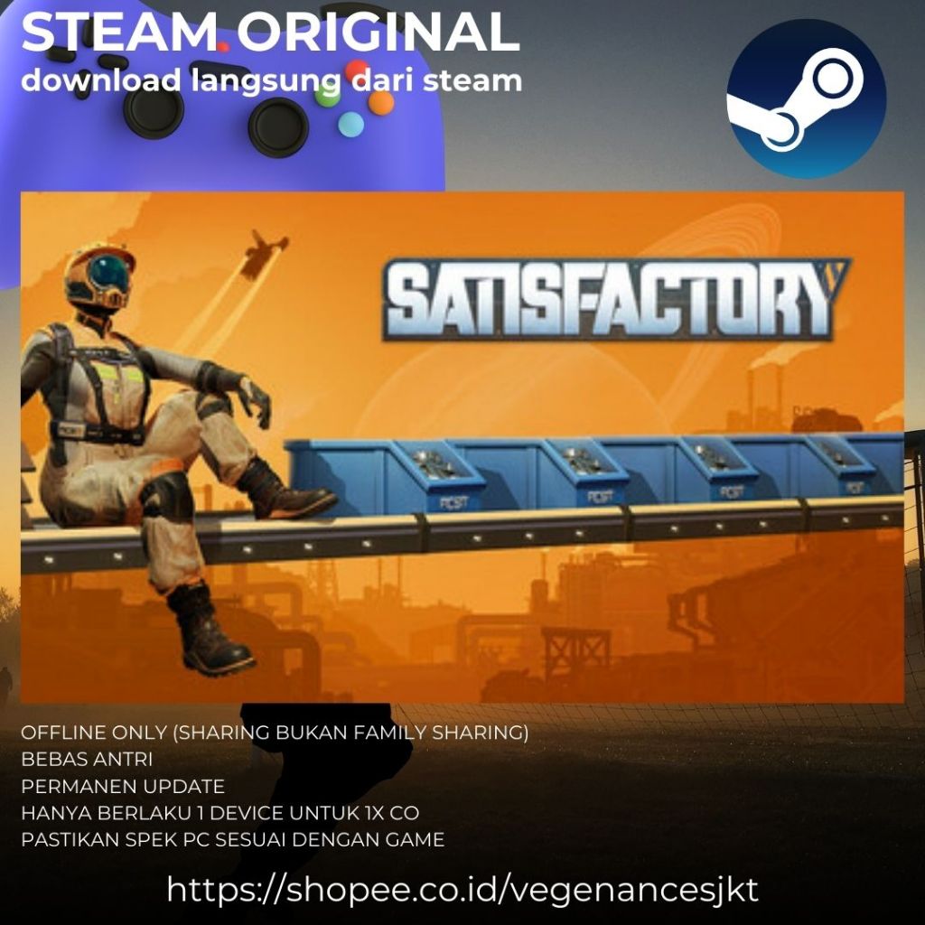 Jual Satisfactory PC Game Sharing Original + Latest Update | Shopee ...