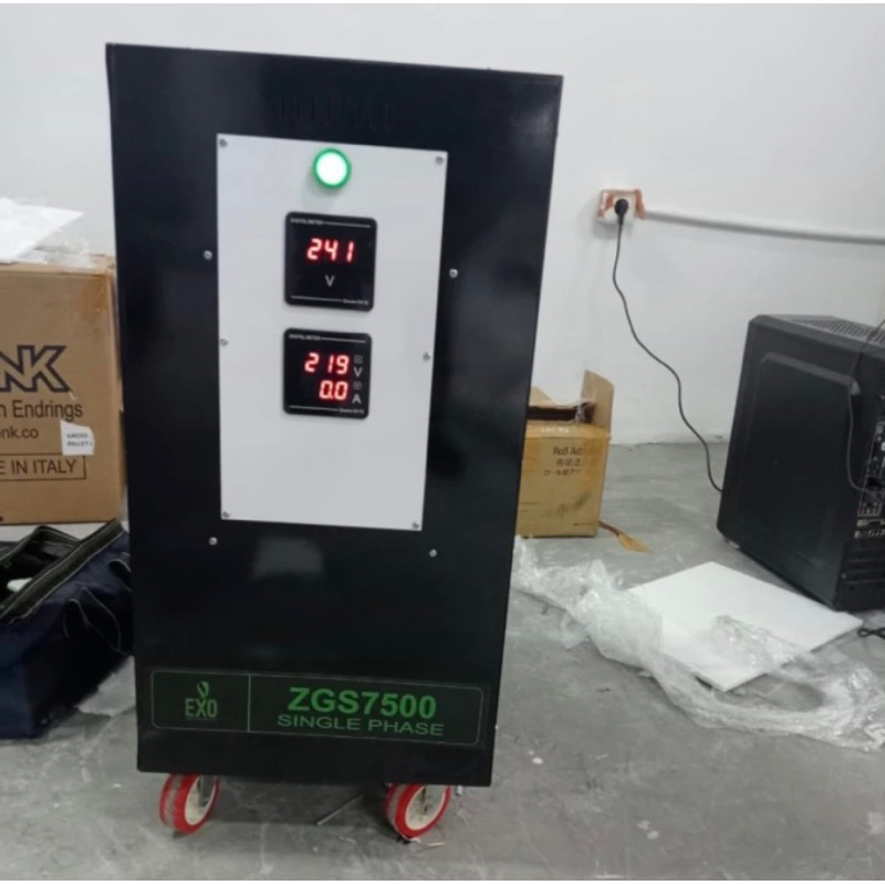 Jual EXO ZERO GROUNDING STABILIZER ZGS7500 WATT UNIT 1 PHASE | Shopee ...