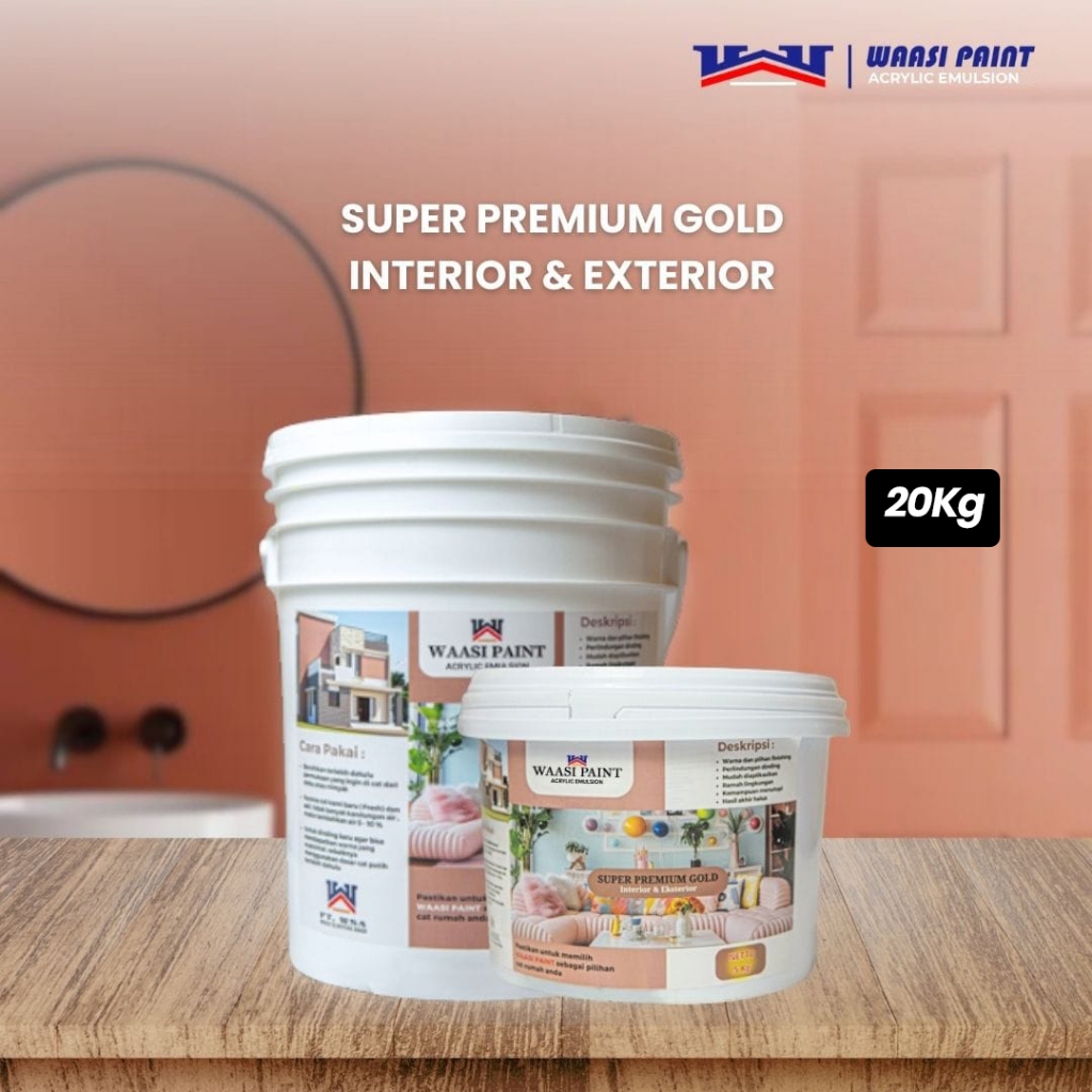 Jual WAASI PAINT - Cat Tembok Anti Jamur dan Mengapur Dinding Interior ...