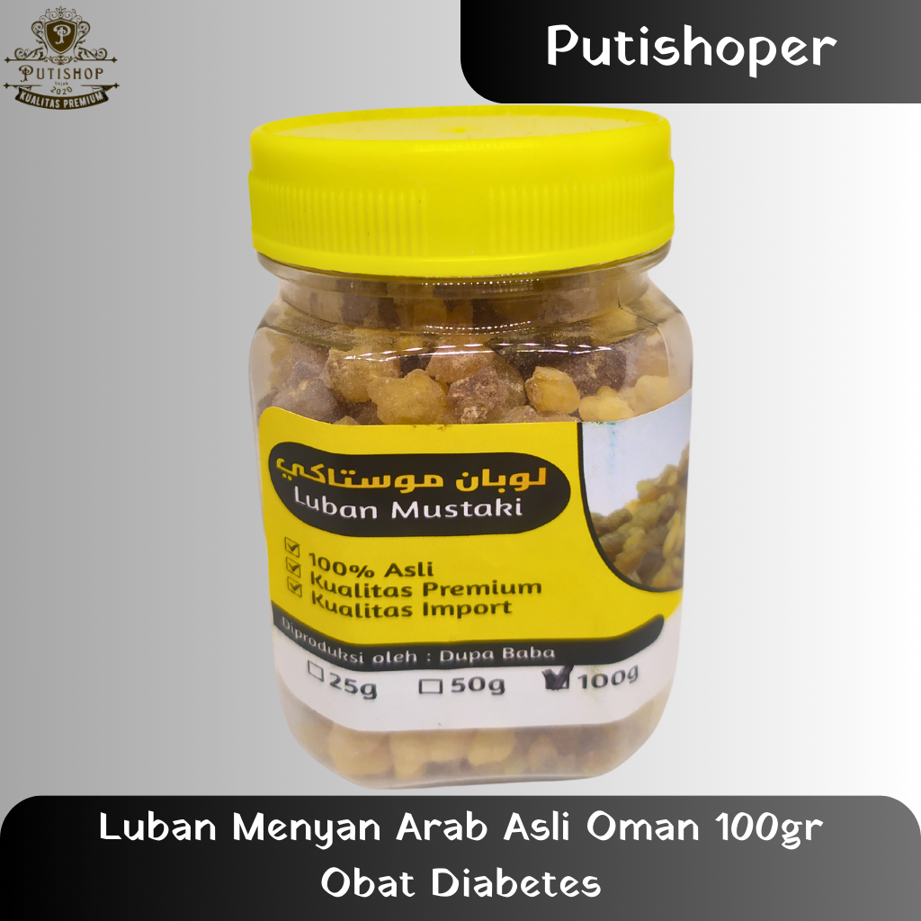 Jual Luban Menyan Arab Asli Oman 100gr Obat Diabetes | Shopee Indonesia