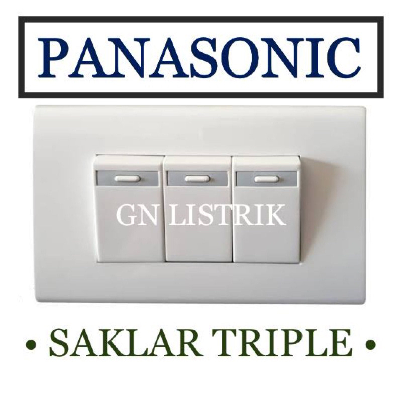 Jual PANASONIC - Saklar Triple Panasonic Inbow Tanam / Saklar Isi 3 ...