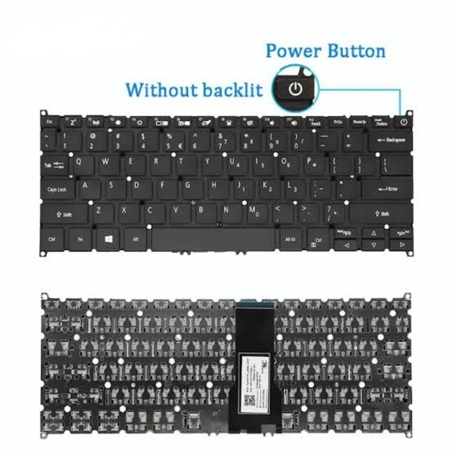 Jual keyboard ACER Swift 3 A314 A314-35-C3GV N20Q1 N20C4 N20H2 Hitam ...