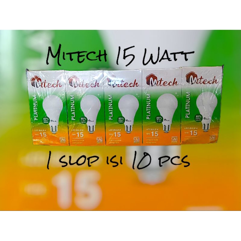 Jual Lampu LED / Lampu mitech Platinum 15 watt | Shopee Indonesia