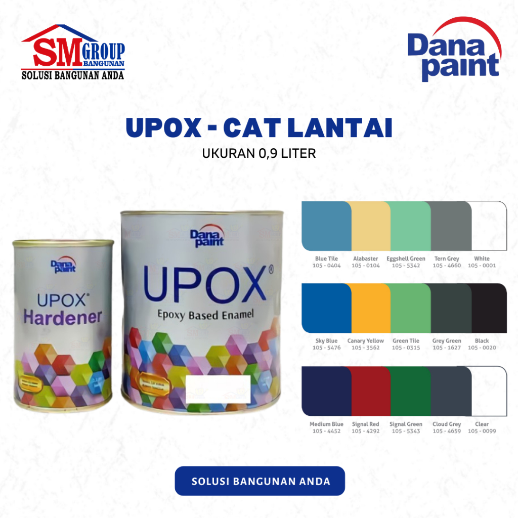 Jual UPOX SET CAT LANTAI - EPOXY FLOOR COATING / CAT KOLAM / CAT ...