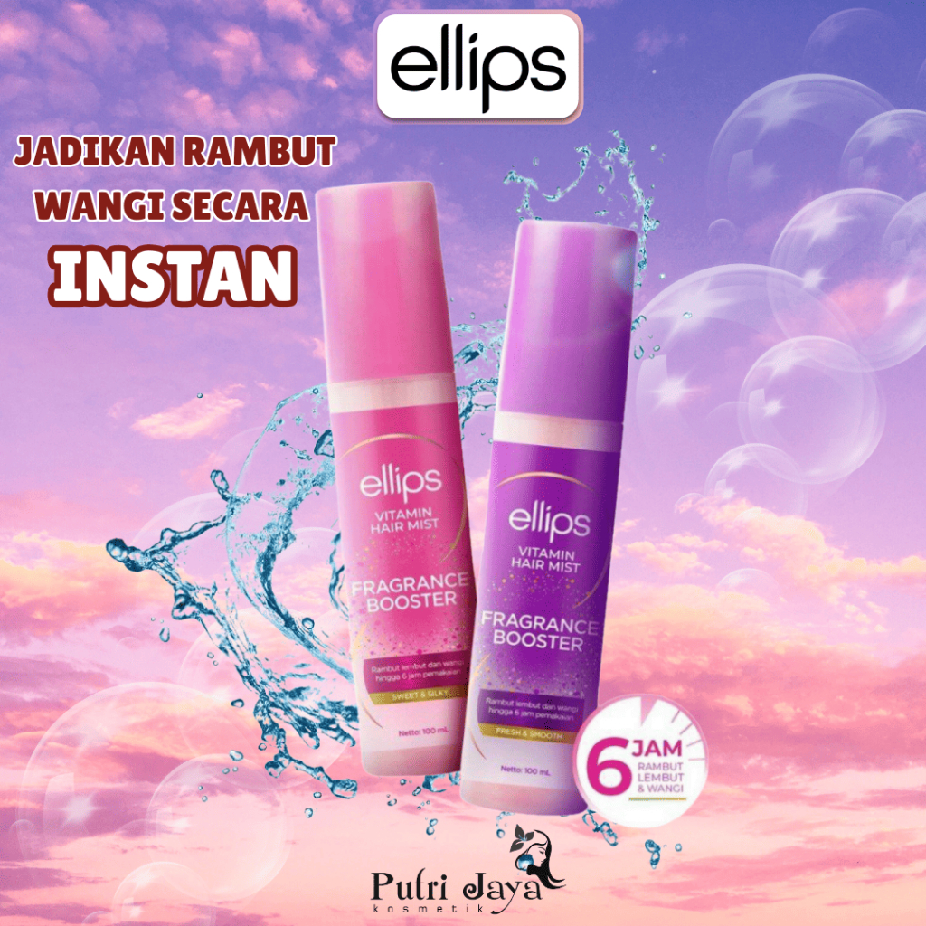 Jual ELLIPS Vitamin Hair Mist Fresh & Smooth 100ml | Parfum Rambut KINO ...