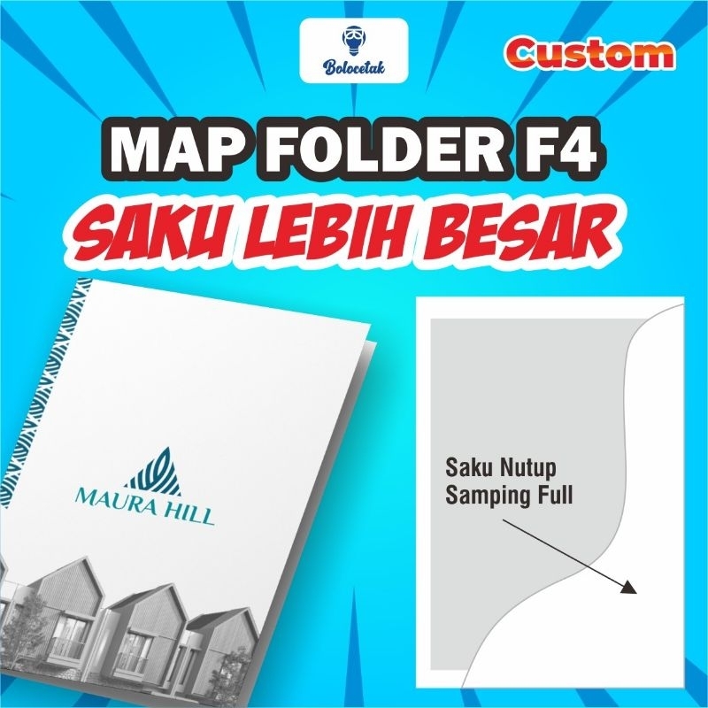 Jual CETAK PRINT STOPMAP / MAP KERTAS FOLDER ORGANIZER FOLIO F4 ...