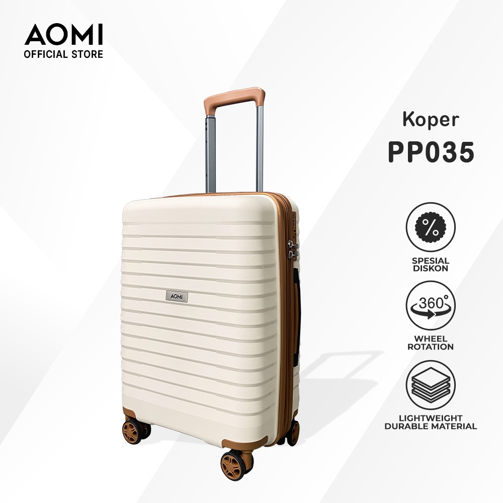 Jual Koper Ringan PP TSA 20 & 24 Inch – Cocok Kabin & Bagasi, Roda 360 ...