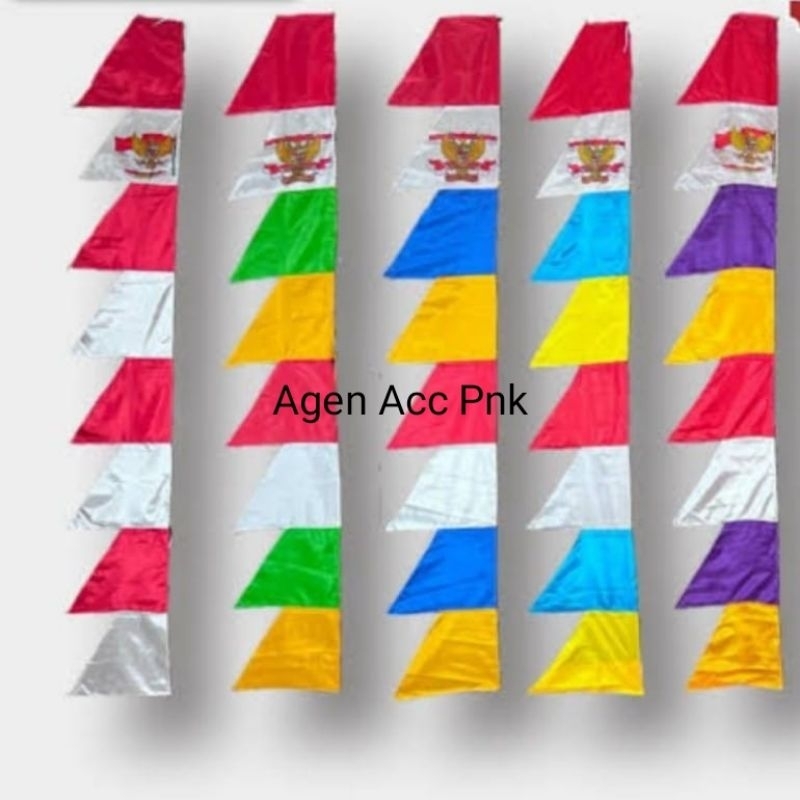 Jual Bendera Umbul Umbul Warna Warni 10 PCS | Shopee Indonesia